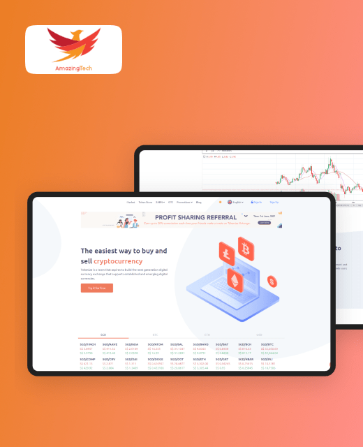 Tokenize : Cryptocurrency Trading & Exchange Platform